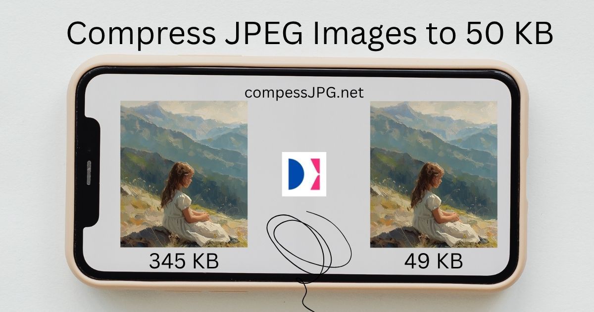 Compress JPEG Image to 50 KB Online